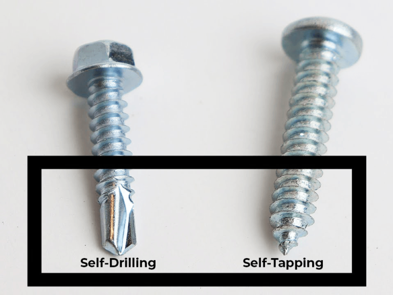 Self-Tapping vs. Self-Drilling Screws: Do You Know the Difference ...